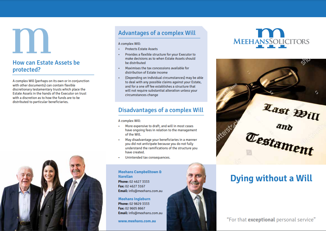 Wills & Estate Planning - Meehans Solicitors